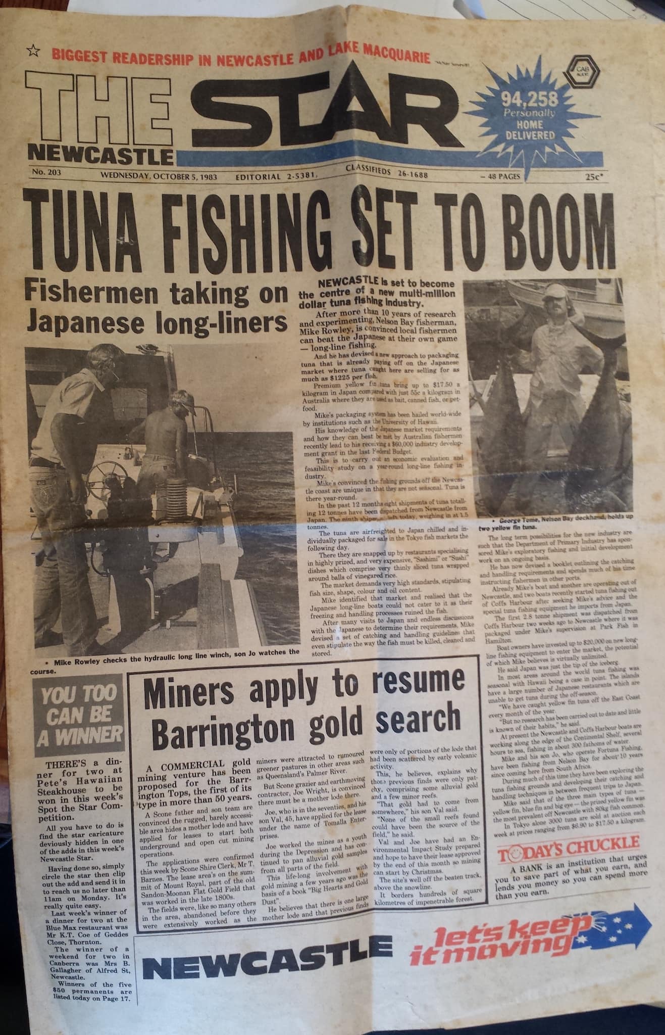 Memories of fishing legend Mike Rowley - Tuna Australia